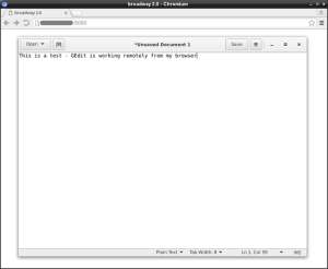 Tutorial: stream GTK applications and use them in your browser (with GTK+ and Broadway) | Steam ...